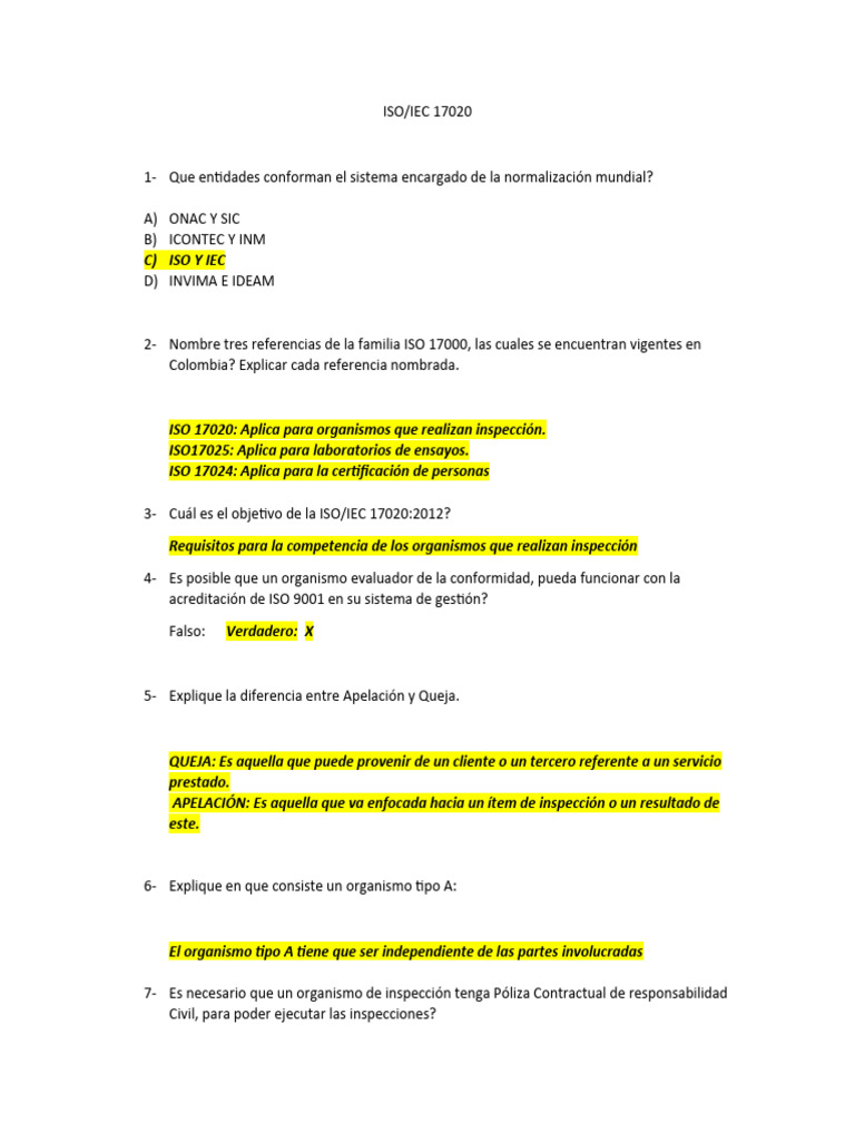 Guía sobre ISO/IEC 17020 y su Aplicación | PDF | Auditoría ...