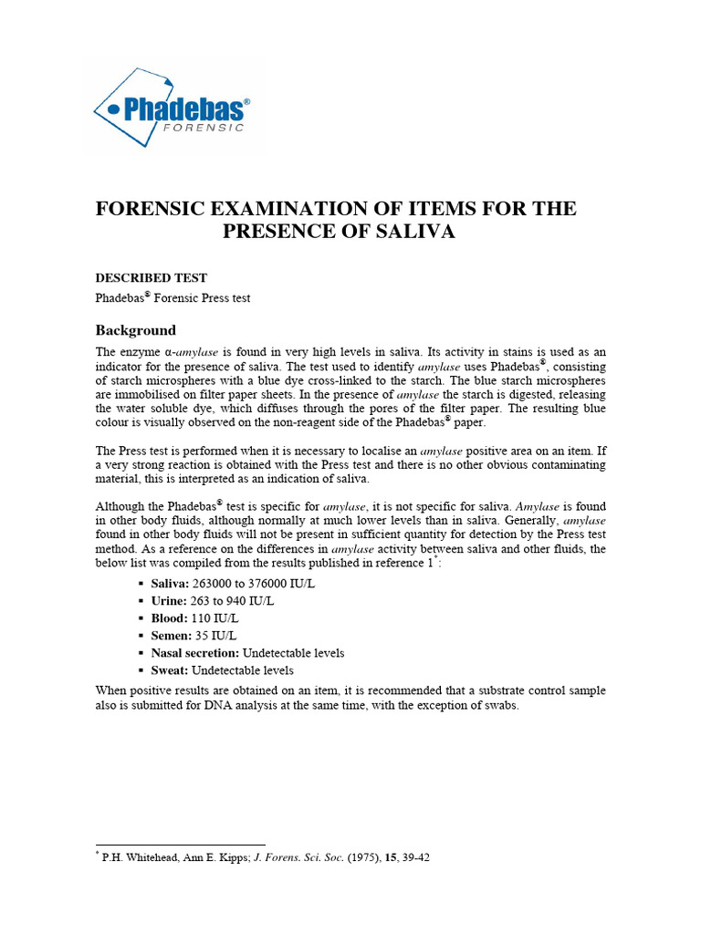 Instructions_Phadebas_Forensic_Press_Test | PDF
