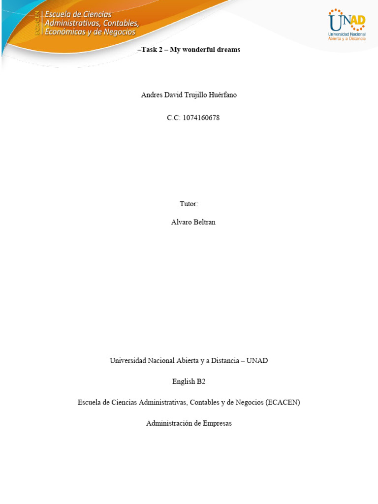 Task 2 | PDF | Cognition