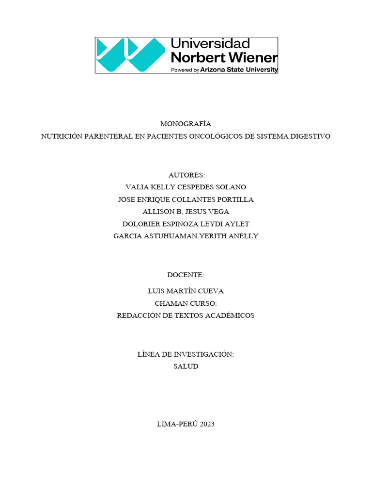 Annotated-MONOGRAFÍA Presentacion Final | PDF | Nutrición | Dieta y ...