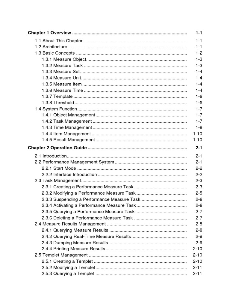 UMG8900 Performance Measurement Manual | PDF | Object (Computer Science) | Computer Network