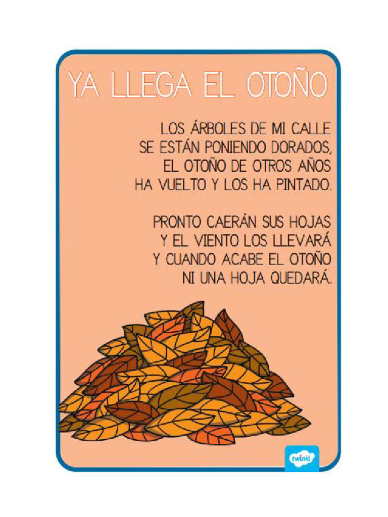 poema de otoño | PDF