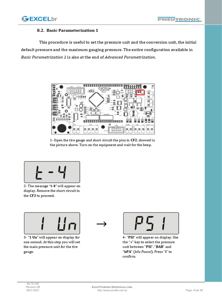 Pressure Setting Excel | PDF | Pressure