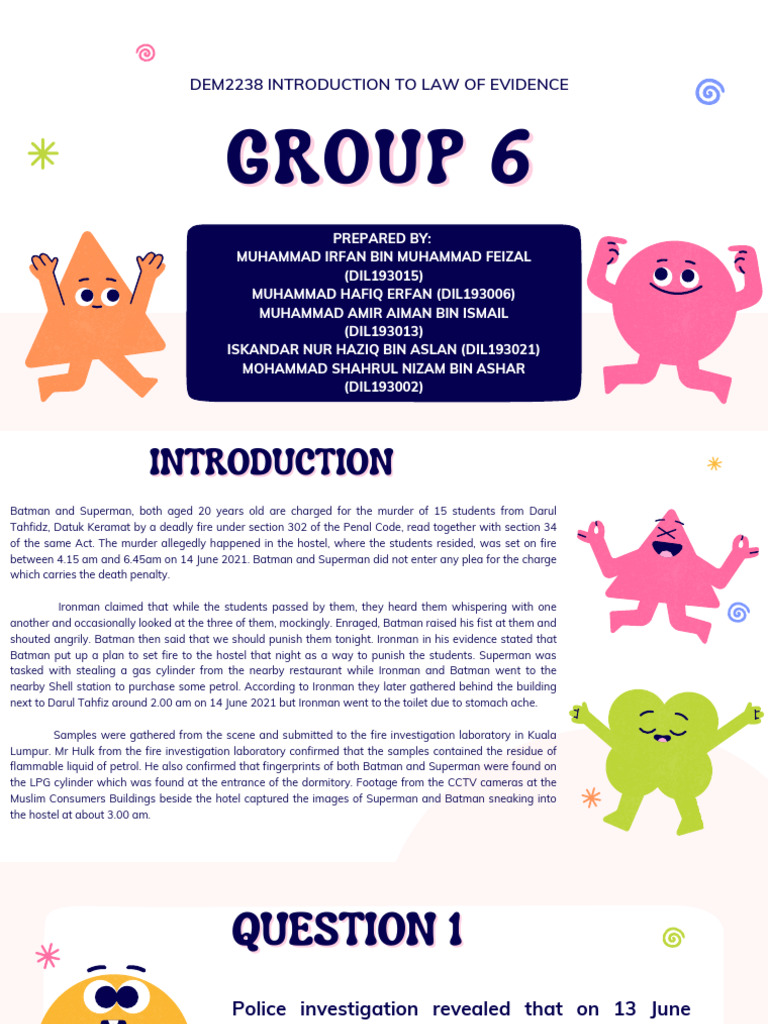 Group 6 Slide Presentation | PDF | Hearsay | Evidence