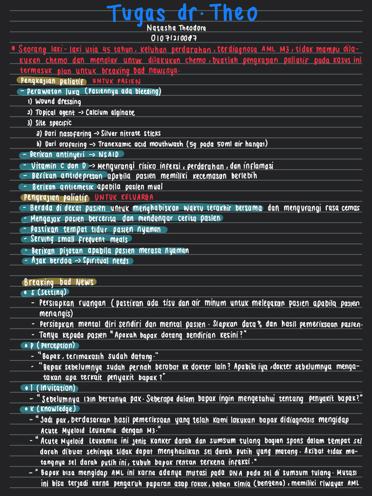 Tugas Dr.theo - Natasha Theodora | PDF