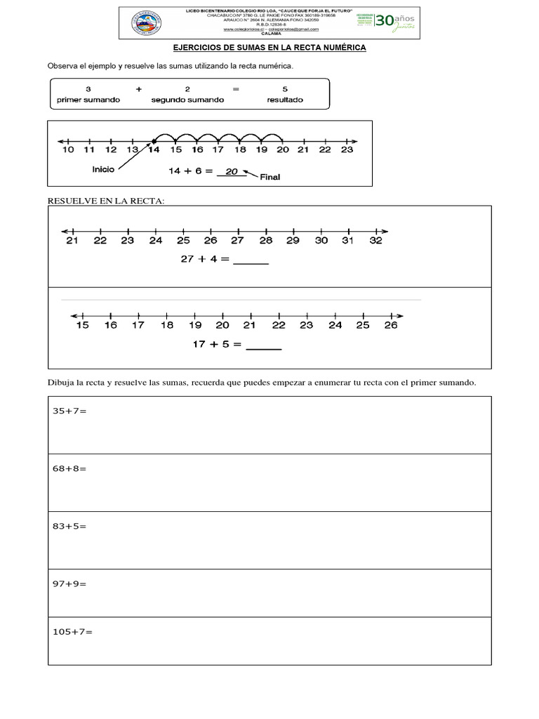 Refuerzo 2° Básico. | PDF