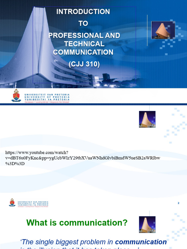 Cjj310 2024 Lecture 2 The Comminication Triangle 1 Pdf
