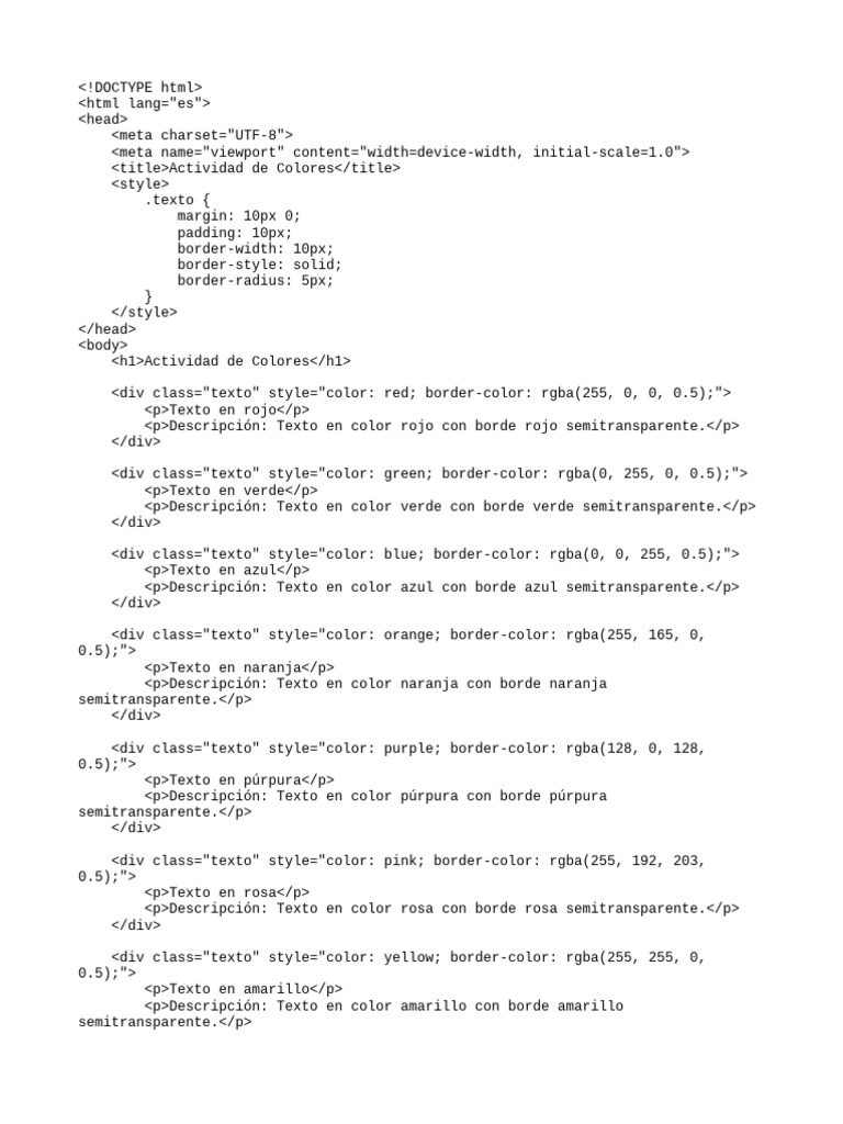 HTML Miguel Ramírez | PDF | Color | Azul