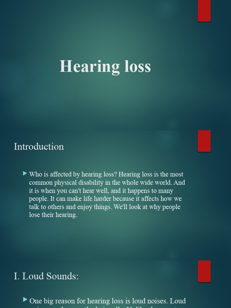 Hearing Loss | PDF