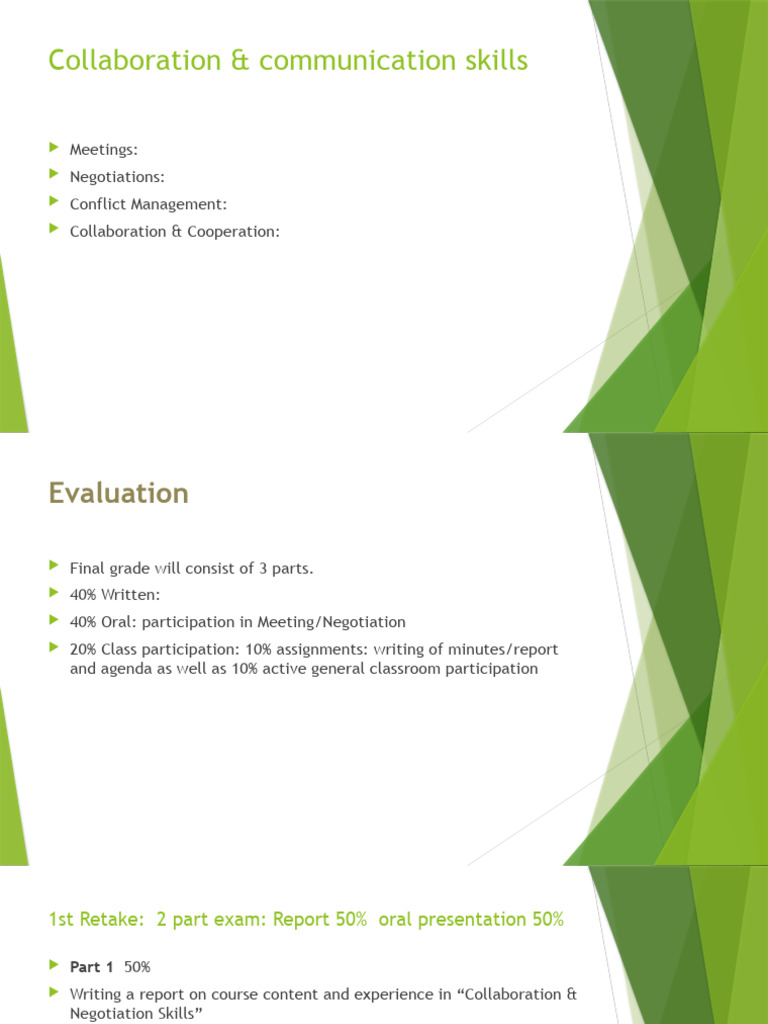 Collaboration - Communication Skills | PDF | Learning | Negotiation