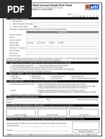 UTI Mutual Fund Bank Details Change Form | PDF | Cheque | Banks