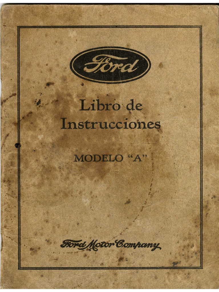 Manual Ford A | PDF