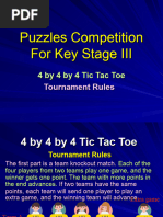 Tic Tac Toe Rules | PDF