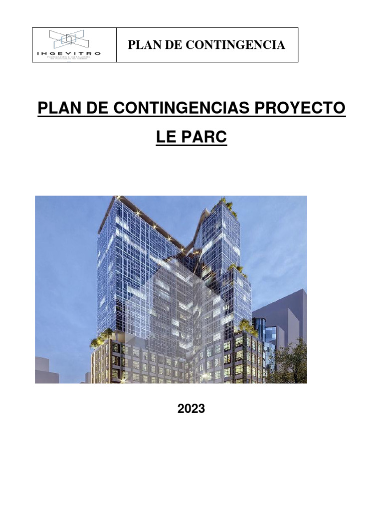 Pae Ingevitro - Le Parc | PDF | Primeros auxilios | Riesgo