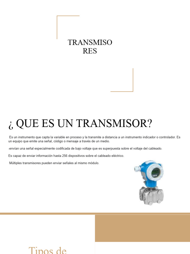 Transmisores | PDF | Electrónica | Ingenieria Eléctrica