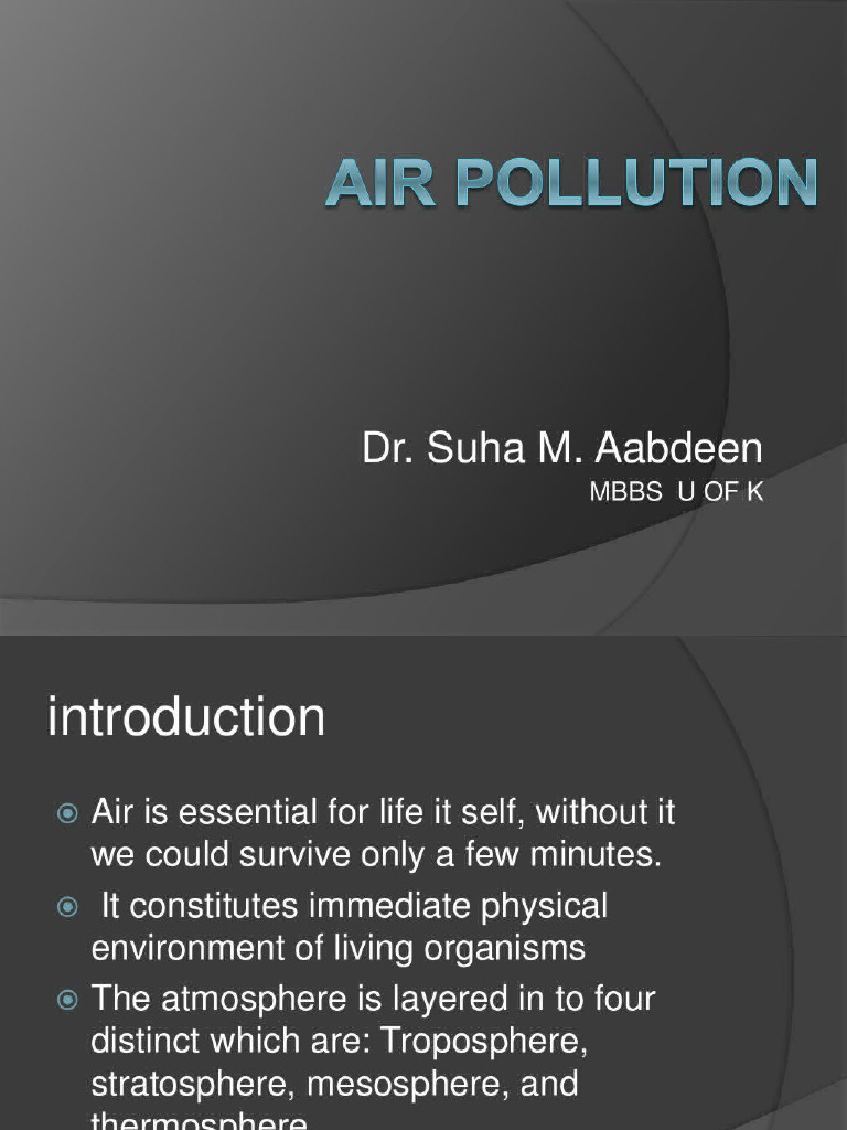 Air Pollution | PDF