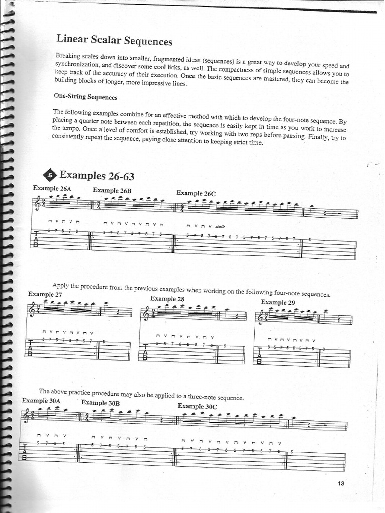 Linear Scalar Sequences | PDF