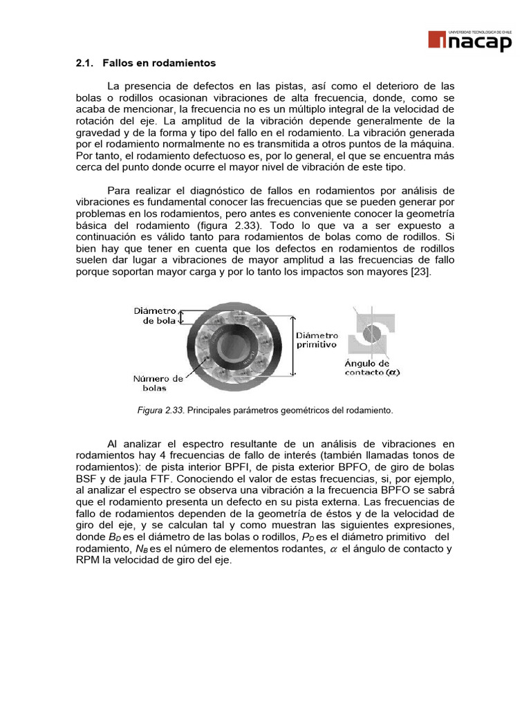 Fallos en Rodamientos | PDF | Resonancia | Frecuencia