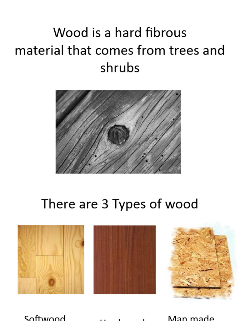 MATERIALS 2 - Wood KS3 | PDF