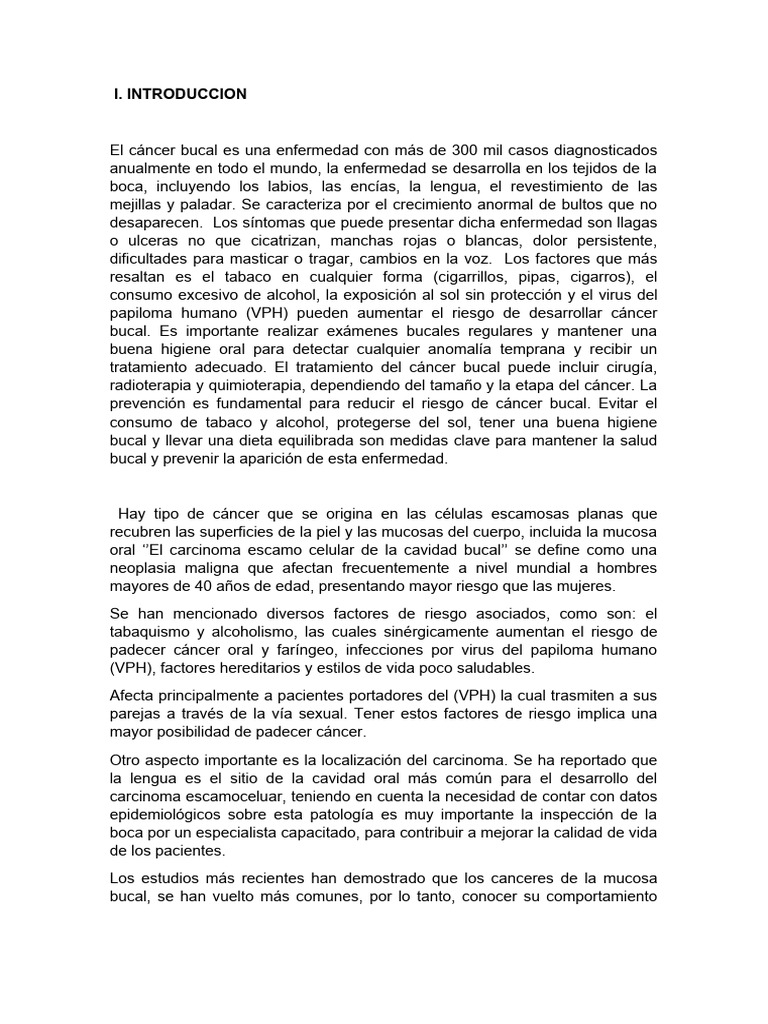 Introduccion | PDF | Cáncer | Especialidades Medicas
