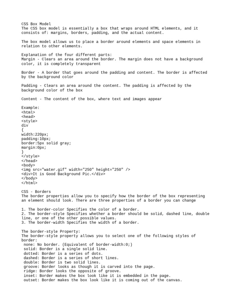 CSS More Propertues | PDF | Cursor (User Interface) | Software Engineering