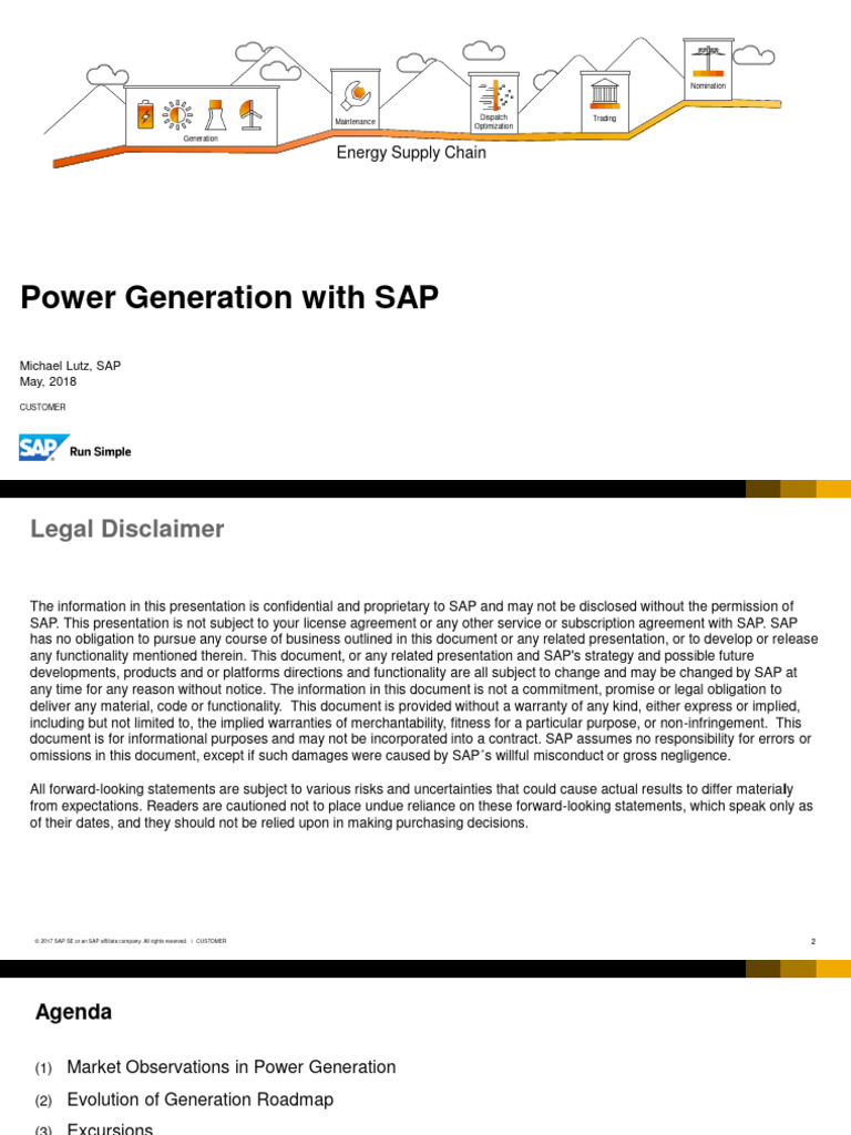 SAP POWER Plant Presentation PDF | Download Free PDF | Enterprise ...
