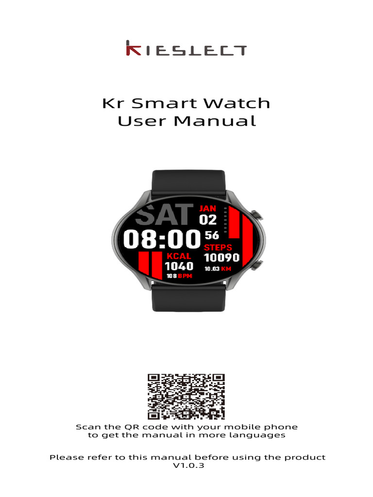 Kr-user-guide-EN | PDF | Ios | Smartwatch