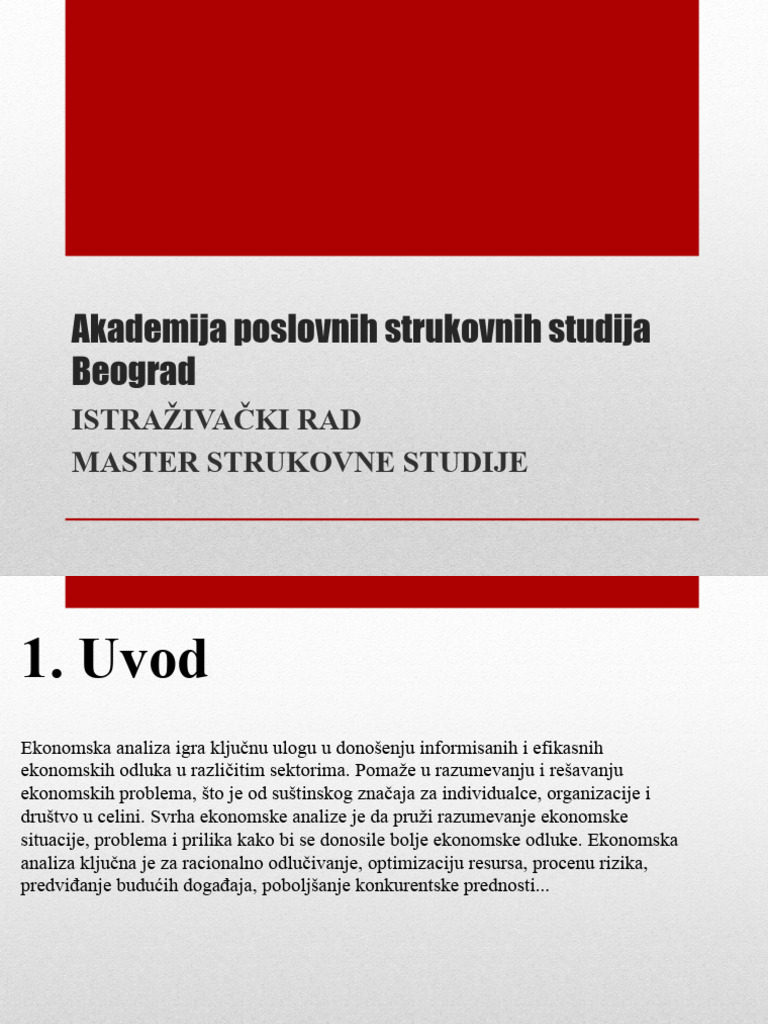Akademija Poslovnih Strukovnih Studija | PDF