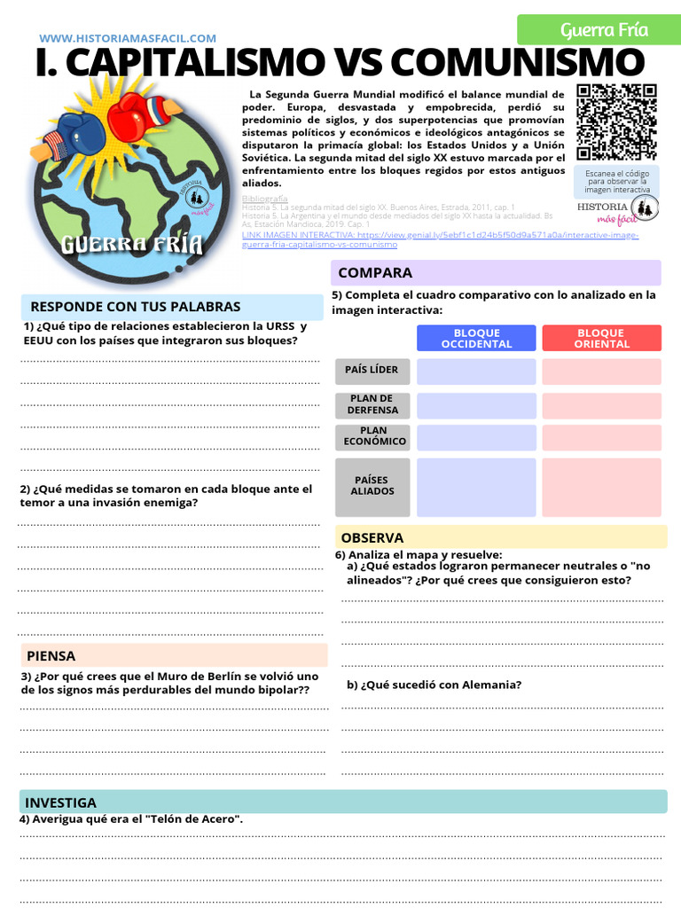 GUERRA FRIA - Capitalimso Vs Comunismo | PDF | Capitalismo | Comunismo