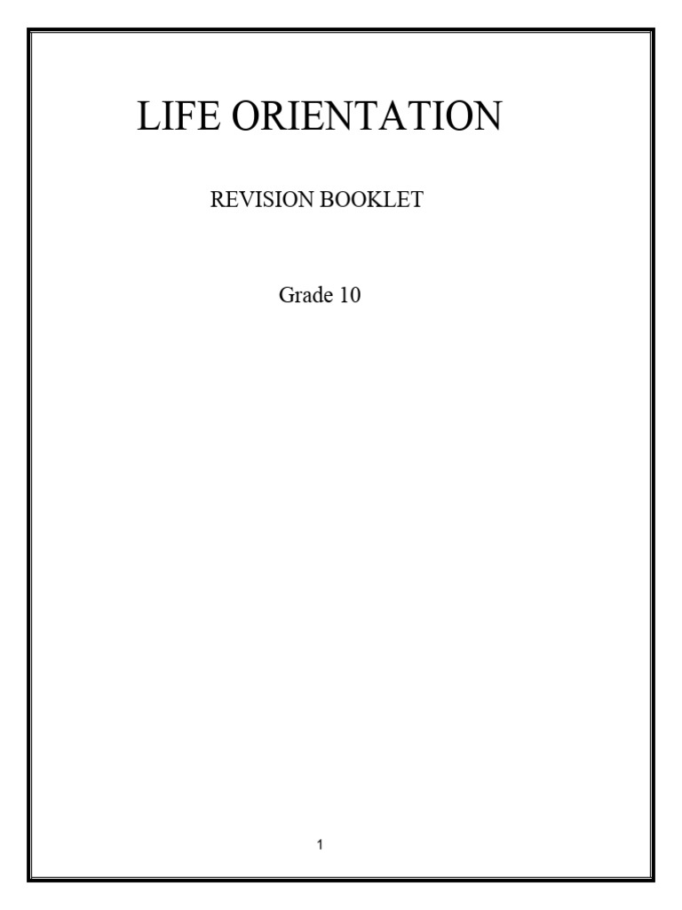 LO Grade 10 Revison Booklet | PDF | Lgbt | LGBTQIA+ Studies
