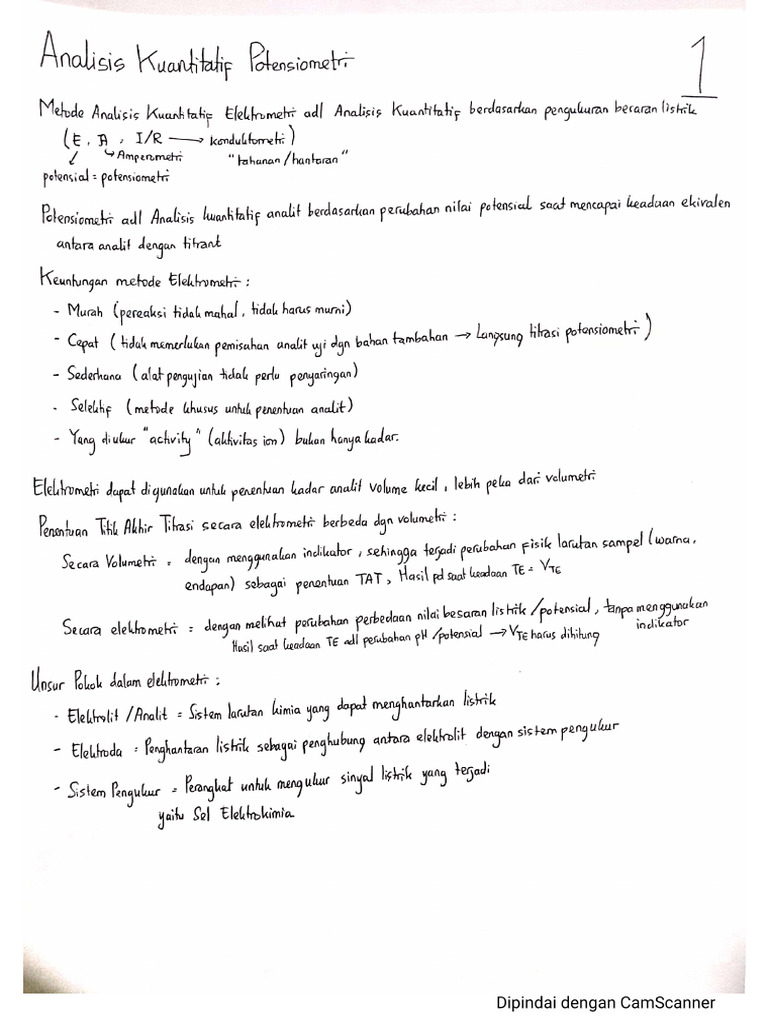 Potensiometri Prak | PDF