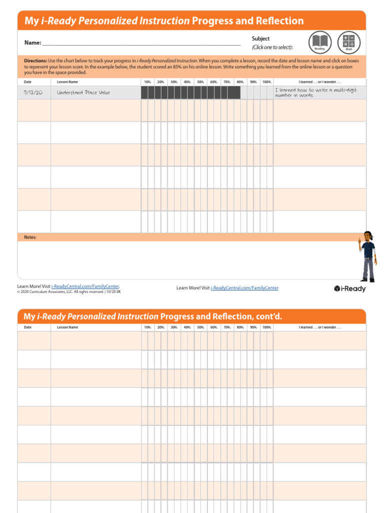 I-Ready Student Tracker | PDF