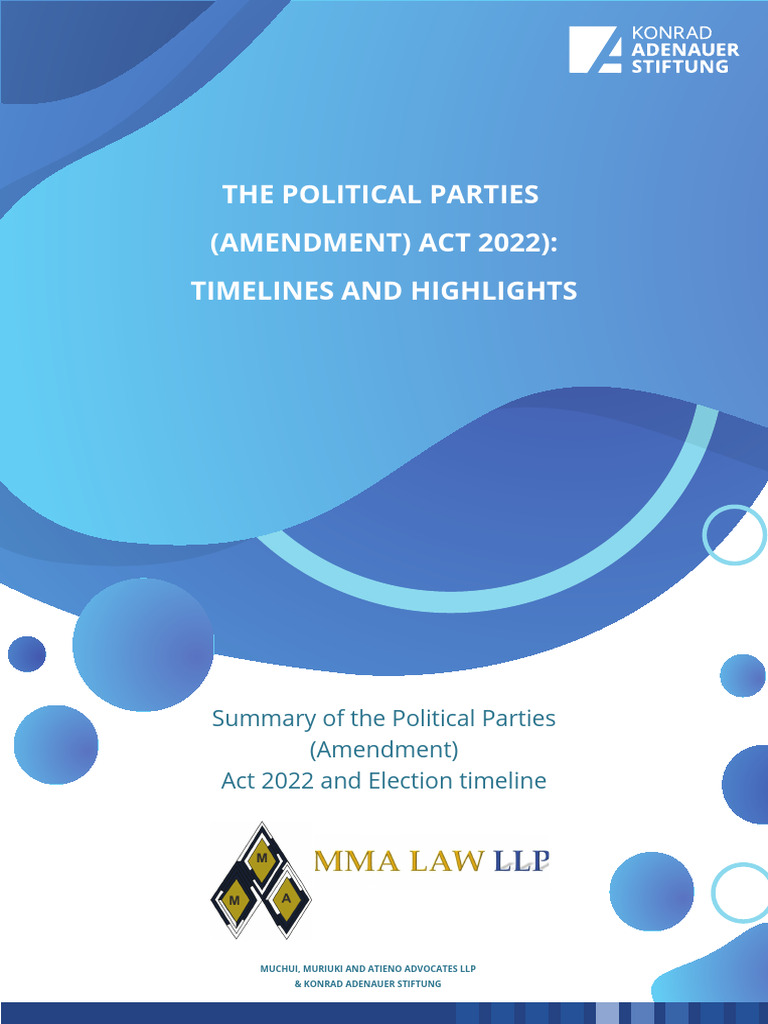 Political Parties Act 2022 Overview | PDF | Domain Name Registrar ...