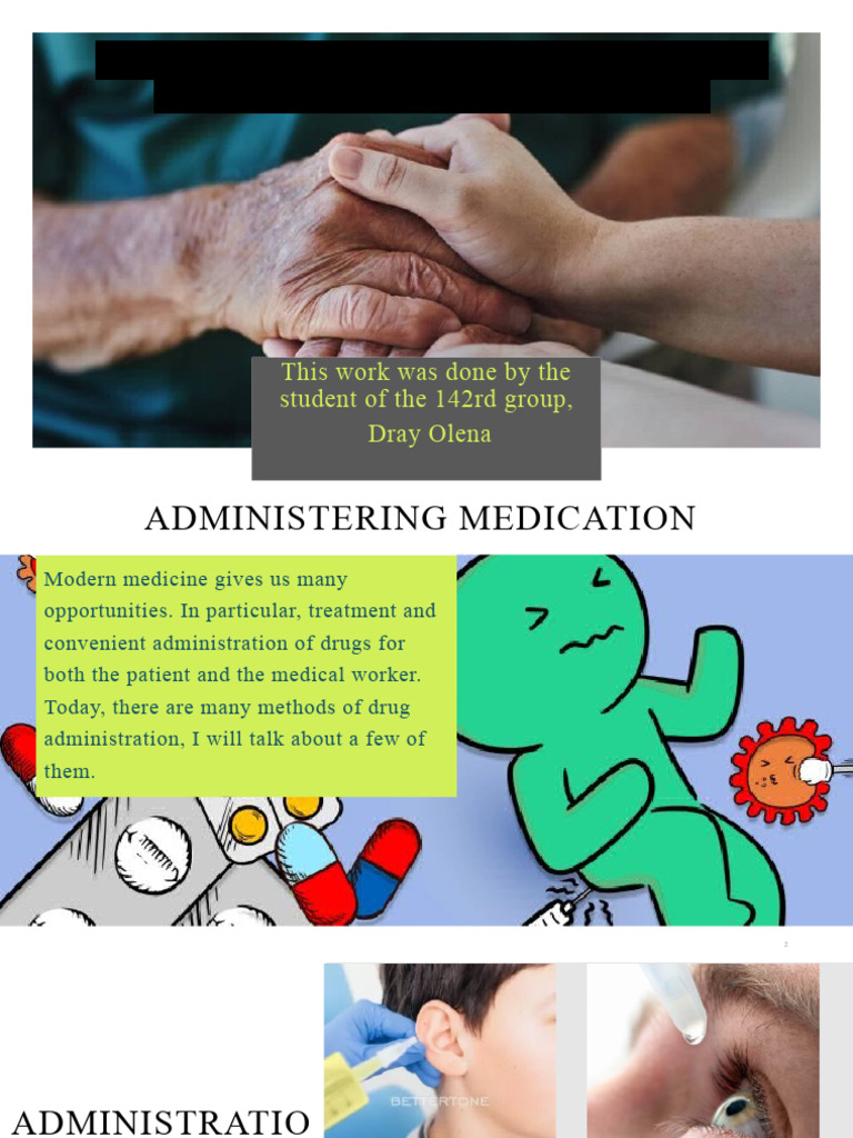 Methods of Medicine Administration | PDF