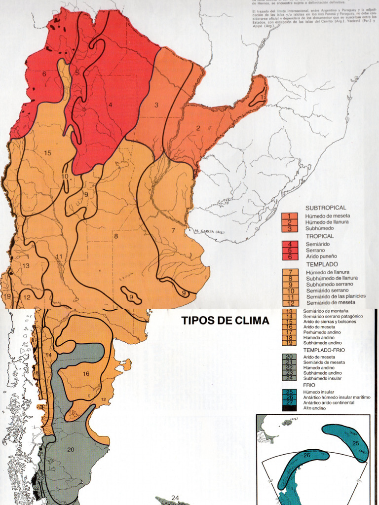 Chiozza 1981 Climas MAPA | PDF