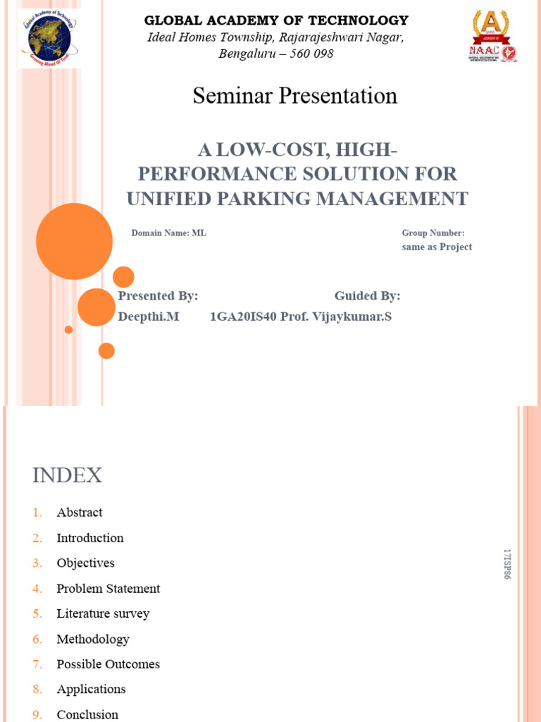Deepthi M (1ga20is040) Technical Sem | Download Free PDF | Parking | Applied Mathematics