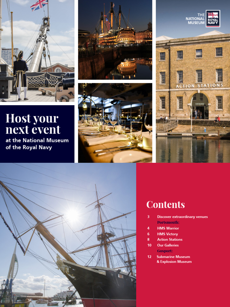 NMRN - PHD Venue Hire Brochure_2023 | PDF | Horatio Nelson, 1st ...