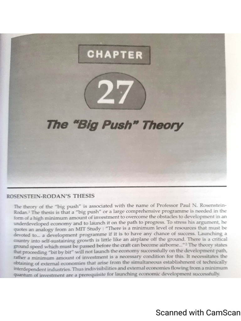 Big Push Theory | PDF