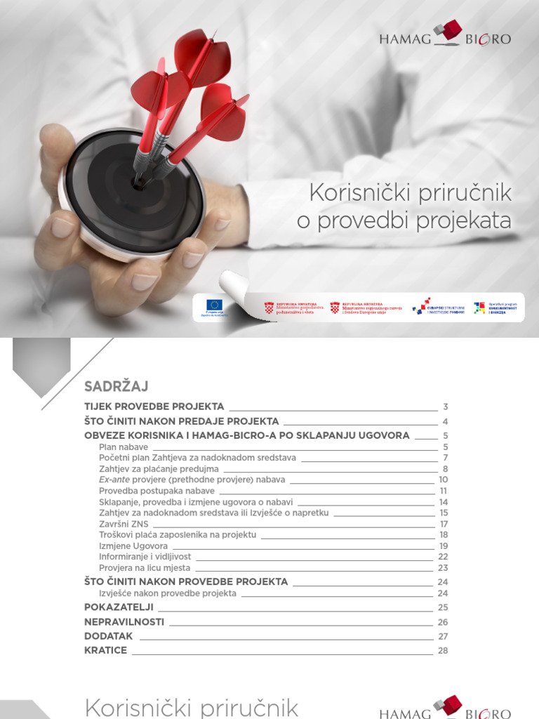 Korisnicki Prirucnik o Provedbi Projekata | PDF