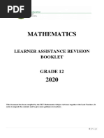 GR 12 MATHEMATICS SCOPE FOR JUNE 2025 EXAMINATION P1&2 | PDF