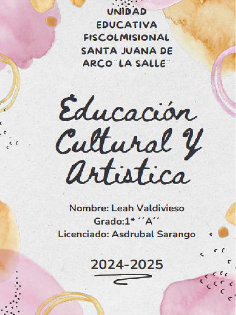 Caratula Leah Valdivieso | PDF