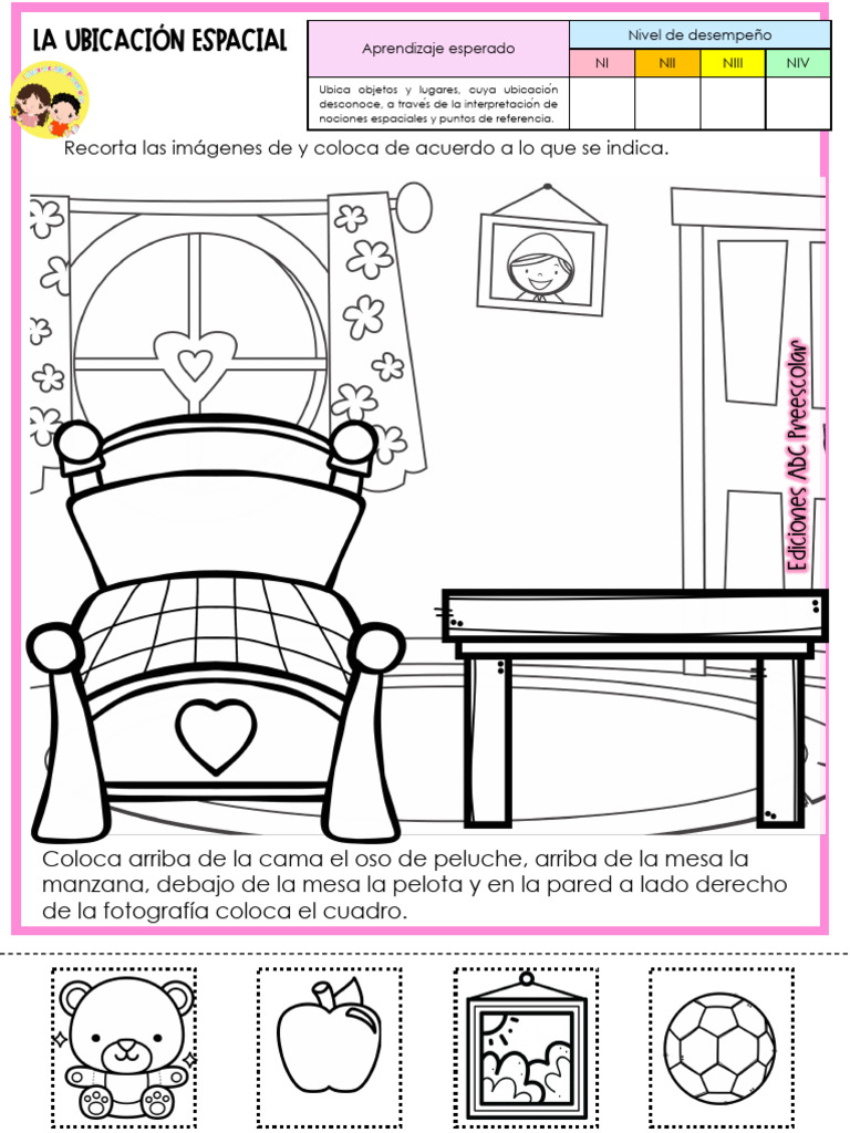Actividades de Ubicación Espacial para Niños | PDF