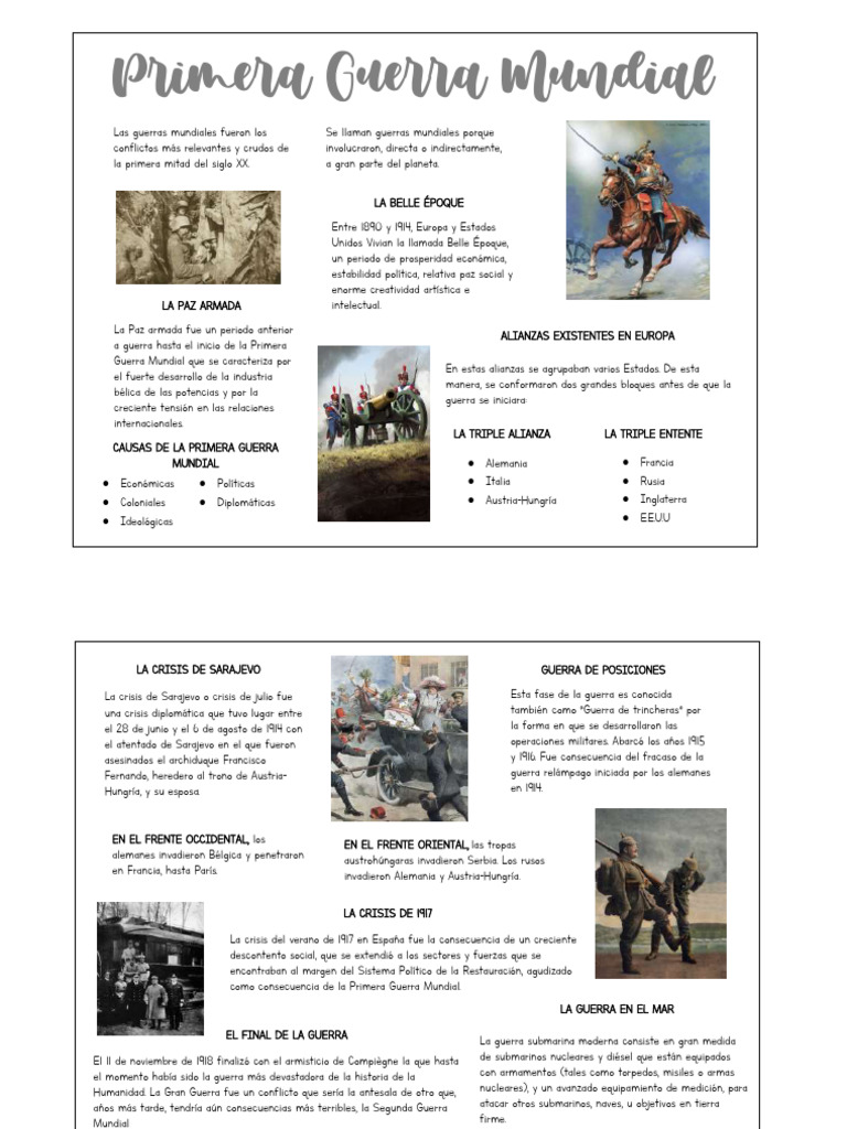 Primera Guerra Mundial | Descargar gratis PDF | Primera Guerra Mundial | Seguridad internacional