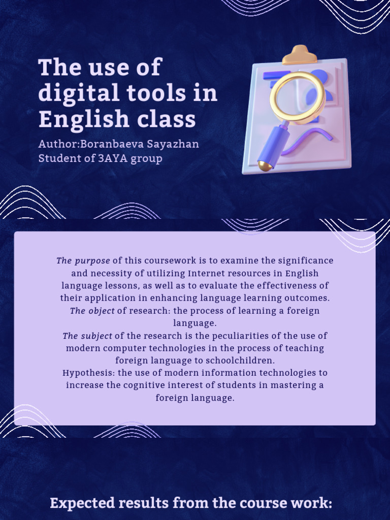 Blue Modern Digital Age Technology Presentation | PDF | Educational ...