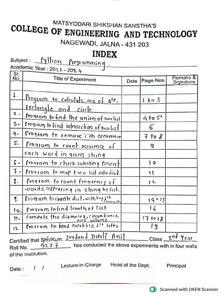 Python Practicals Pdf 