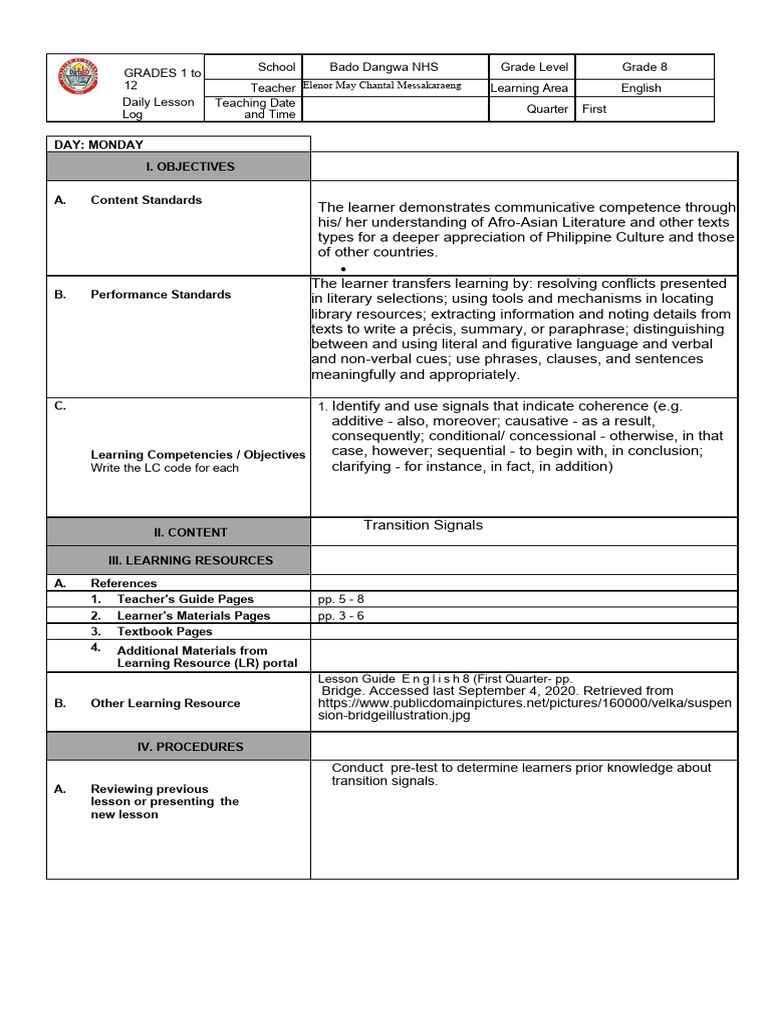 DLL Grade 8 Transition | PDF | Force | Acceleration