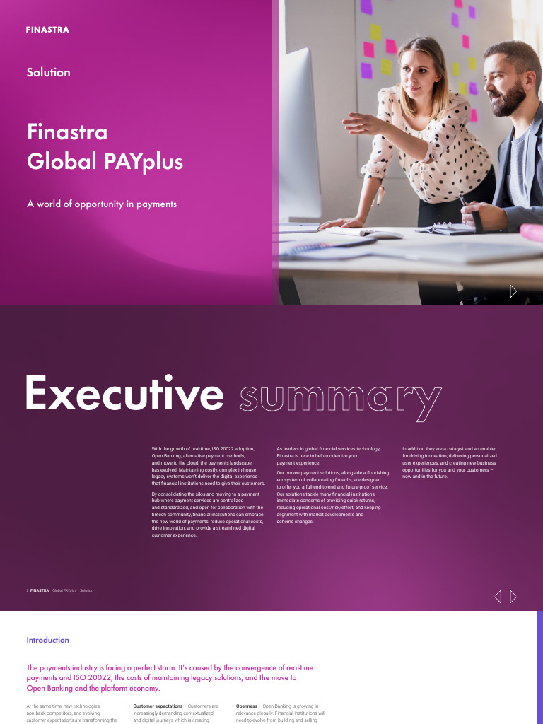 Finastra Global PAYplus Overview | PDF | Cloud Computing | Banks