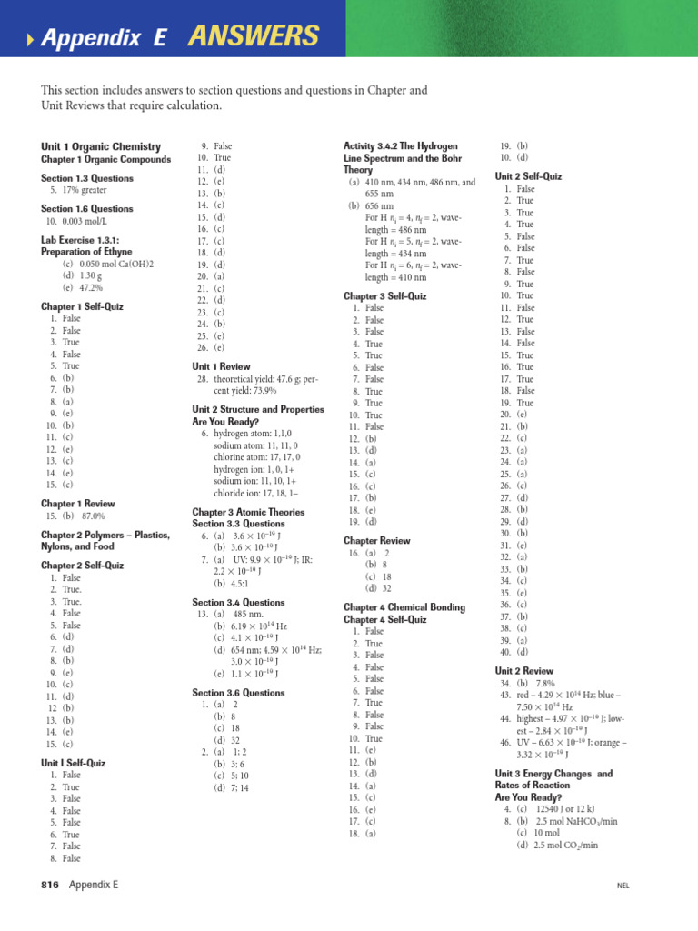 Grade 12 Chemistry Solutions Guide | PDF | Ion | Ph