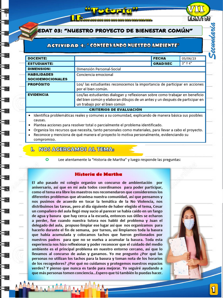 Nuestro Proyecto de Bienestar Comun | PDF | Las emociones | Experiencia