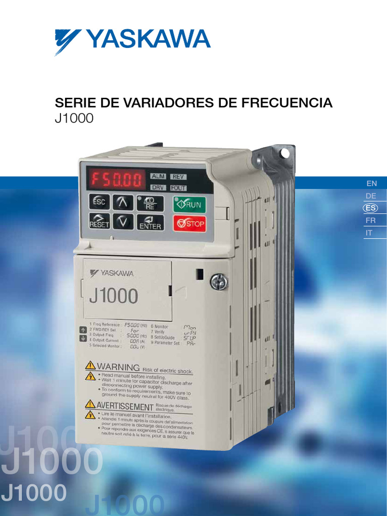 YASKAWA J1000: Variadores Compactos y Eficientes | PDF | Ingenieria ...